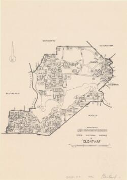 State electoral district of Clontarf, Western Australia [cartographic ...