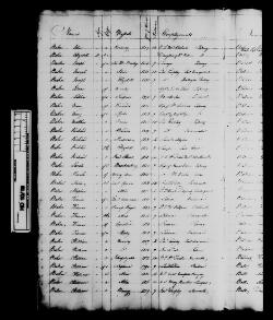 New South Wales. General Muster: A-L