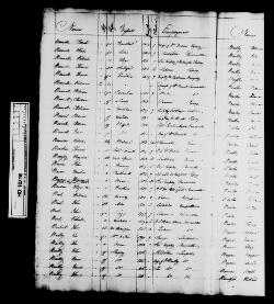 New South Wales. General Muster: A-L