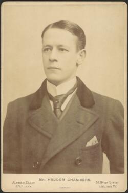 Portrait of Charles Haddon Chambers, ca. 1888 [picture]