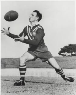 Clive Churchill, Australian Rugby League player [picture]