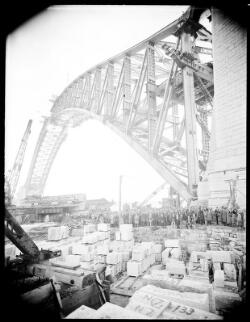 Sydney Harbour Bridge construction [2]