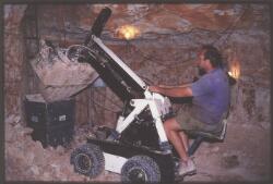 Underground mining at Lightning Ridge, New South Wales 1992 [transparency]