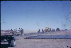 Railway track laying [transparency]