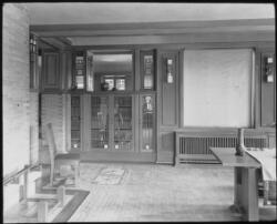 Interior view of Amberg House, Grand Rapids, Michigan, ca. 1910, [1 ...
