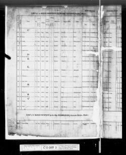 Alphabetical list of convicts with particulars