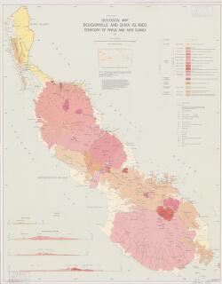 Geological map, Bougainville and Buka Islands, Territory of Papua and ...