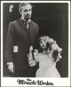 Walter Sullivan as Captain Keller and Suzanne Heywood as Helen Keller ...