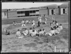 Inmates boxing at Emu Plains Prison Farm, New South Wales, ca. 1930s ...