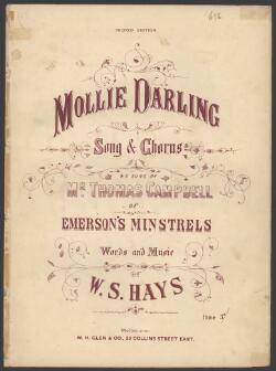 Mollie darling [music] : song & chorus ...