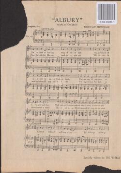 Albury [music] : march foxtrot