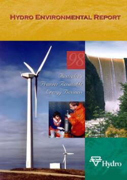Hydro environmental report