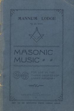 Masonic music [music] : for use in the Three Degrees of Craft Masonry.