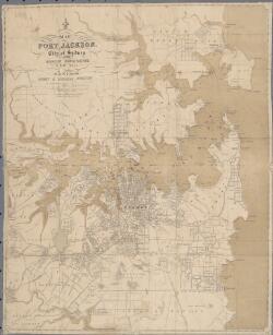 Map of Port Jackson and city of Sydney [cartographic material ...