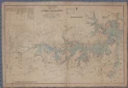 Map of Port Jackson and the Parramatta River, New South Wales ...