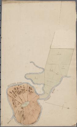 [Map showing subdivision of Phoenix Park estate at junction of Hunter ...