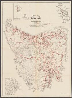 Tourist map of Tasmania [cartographic material]
