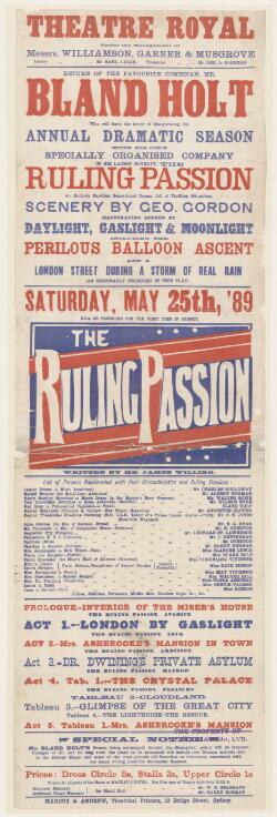 Theatre Royal, under the management of Messrs. Williamson, Garner ...