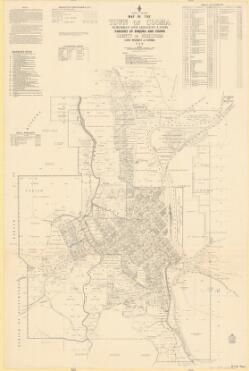 Map of the town of Cooma, suburban and adjacent lands : Parishes of ...
