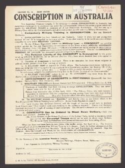 Conscription in Australia