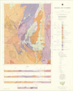 Geological map of Canberra [cartographic material]