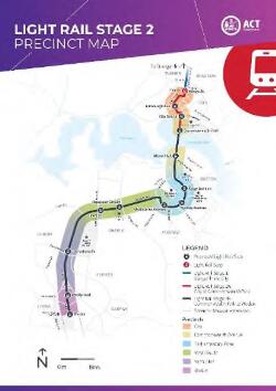 Light Rail Stage 2 : precinct map.