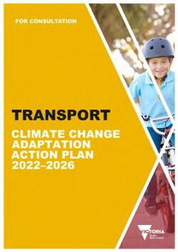 Transport : climate change adaptation action plan 2022-2026.