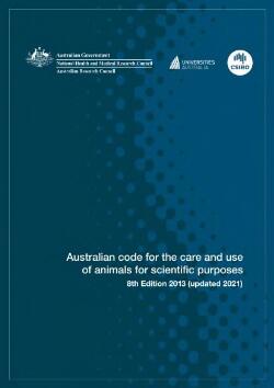 Australian code for the care and use of animals for scientific purposes.