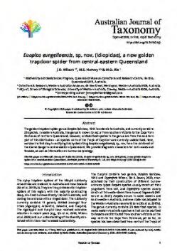 Australian journal of taxonomy.