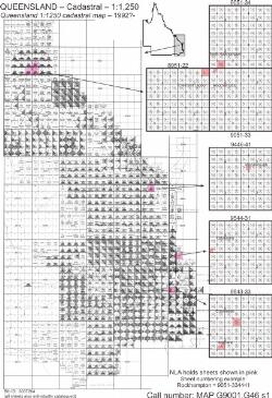 Queensland 1:1250 cadastral map [cartographic material]