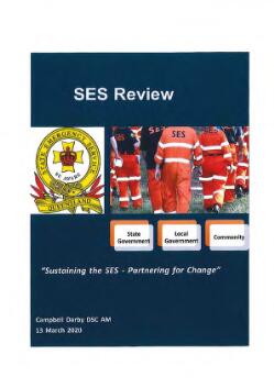 SES review : sustaining the SES : partnering for change
