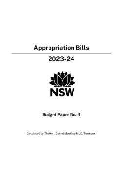 Budget Papers NSW
