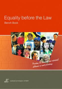 Equality before the law bench book