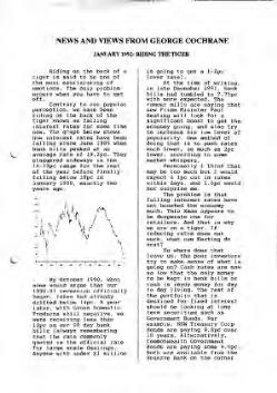 News & views from George Cochrane.