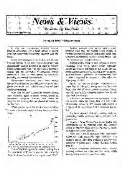 News & views from George Cochrane.