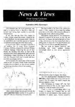 News & views from George Cochrane.