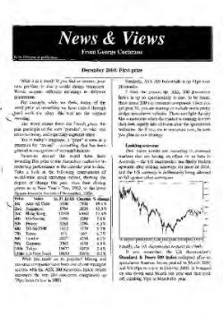 News & views from George Cochrane.