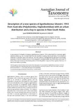 Australian journal of taxonomy.