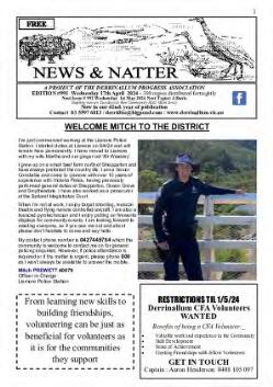News & natter : a project of the Derrinallum Progress Association.