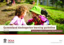 Queensland kindergarten learning guideline - QKLG 2024 : Nurturing ...