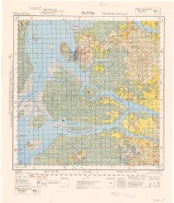 One inch [Burma series] [cartographic material].