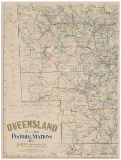 Map of Queensland showing pastoral stations &c. [cartographic material]