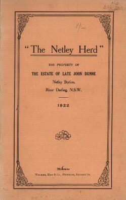 The Netley herd : the property of the estate of late John Dunne, Netley ...