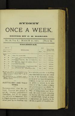 Vol. 1 No. 10 (23 March 1878)