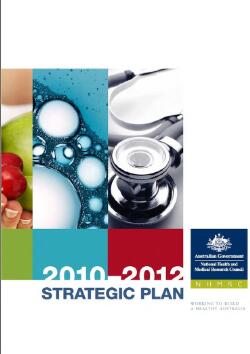 Strategic plan