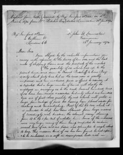 Miscellaneous letters and documents